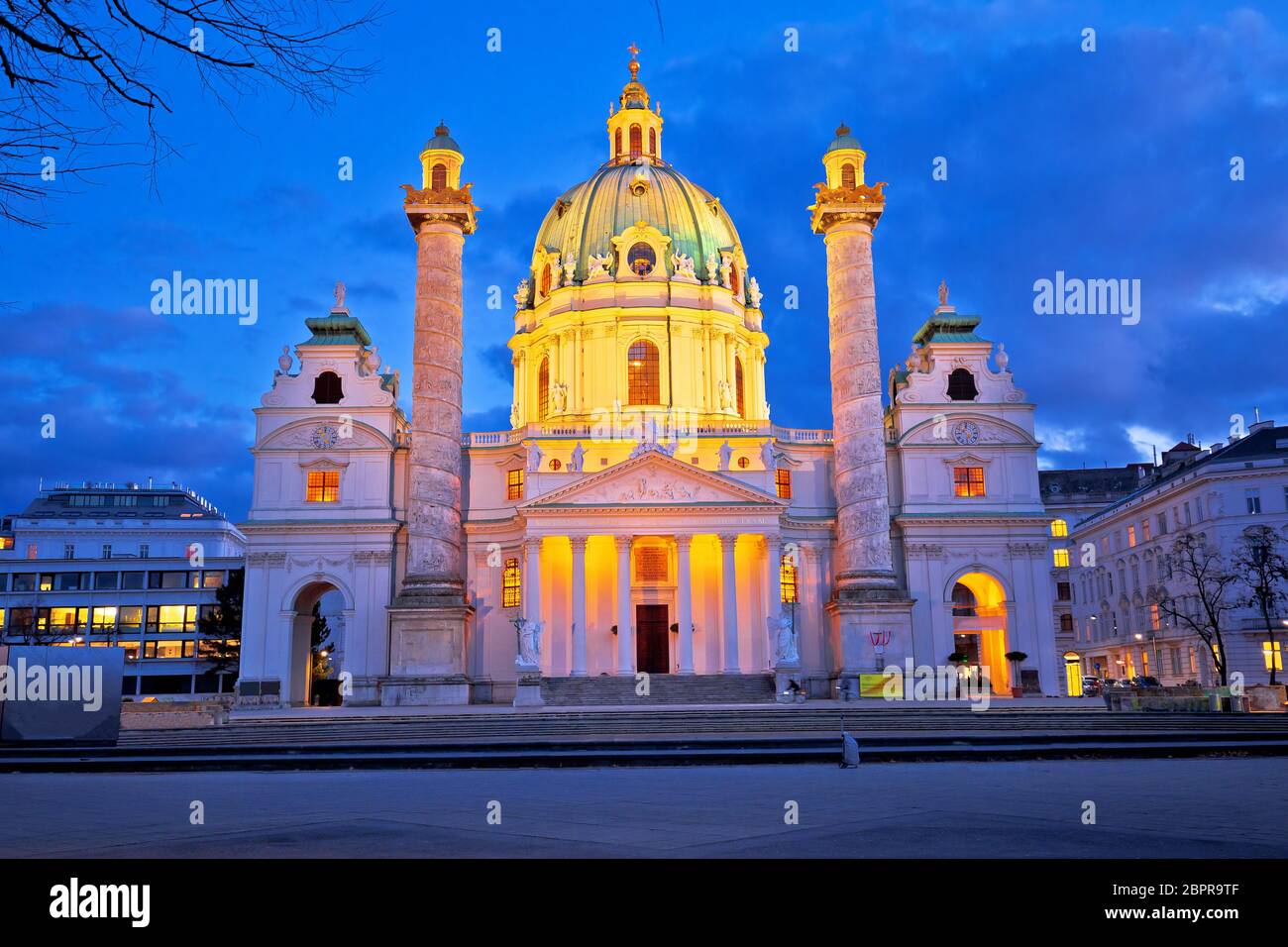 Karlskirche wien aerial hi-res stock photography and images - Alamy