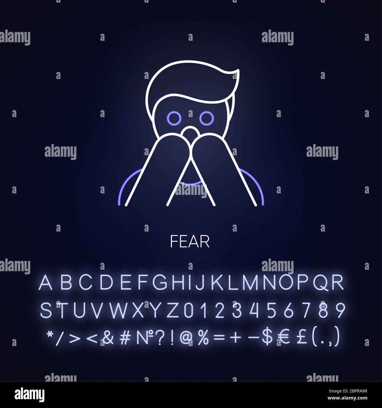 Fear of attack Stock Vector Images - Alamy