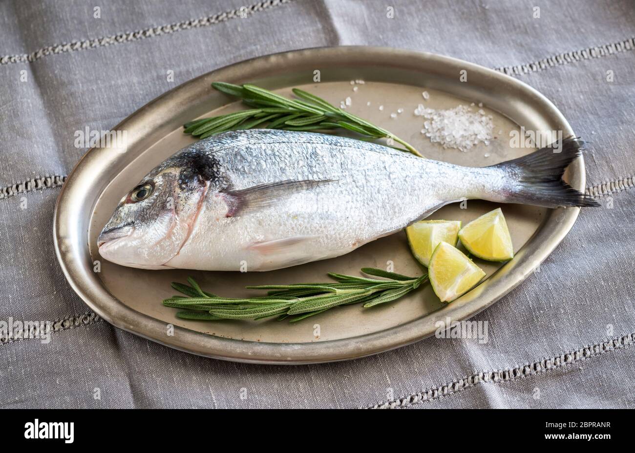 Fresh dorada fish Stock Photo - Alamy