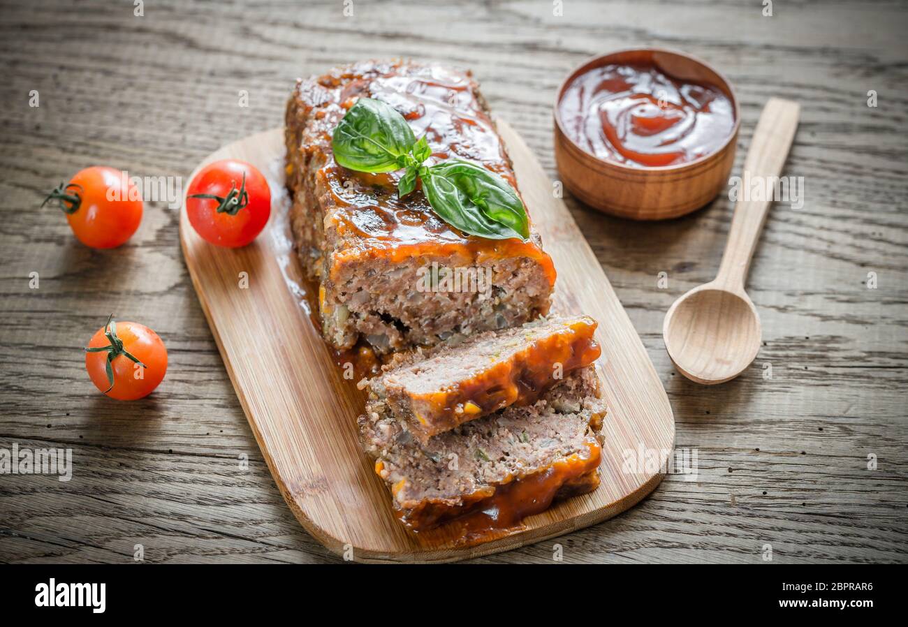 Meatloaf slice carrot hi-res stock photography and images - Alamy