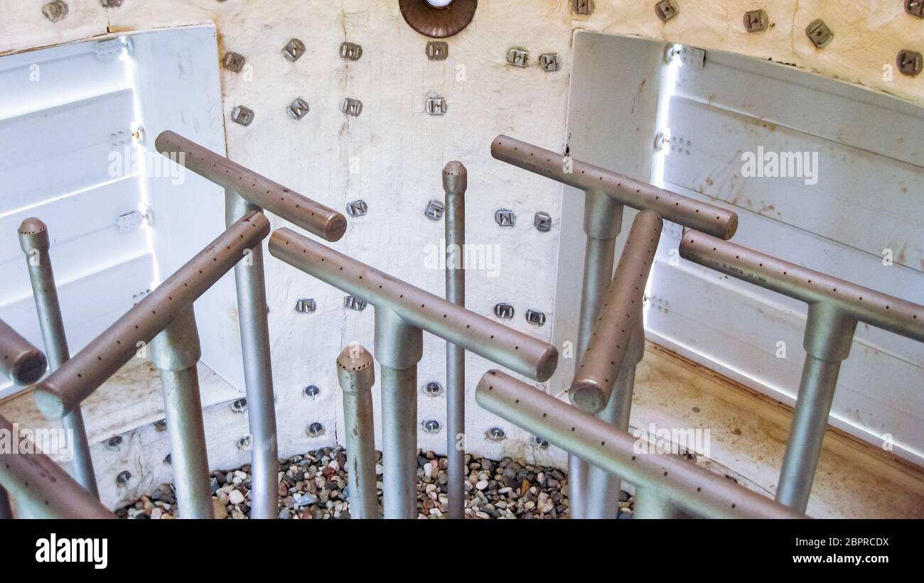Gas ring in torch system of the closed type, appearance. An asbestine ...