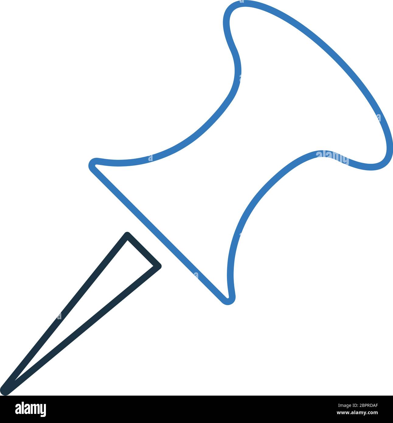 Nice design of the Thumbtack Icon, Pin, Vector Graphics for commercial ...