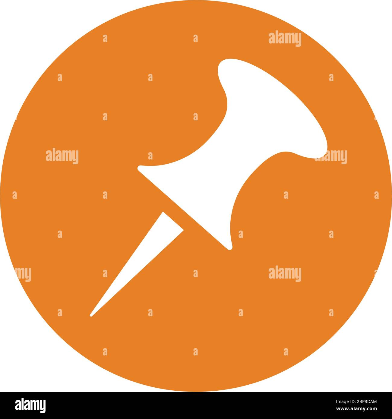 Nice design of the Thumbtack Icon, Pin, Vector Graphics for commercial ...