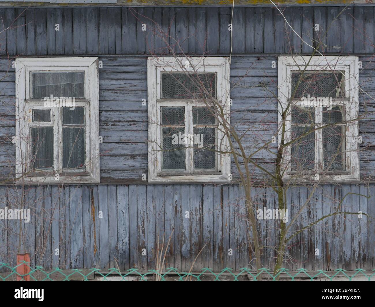 windows of an old wooden farmhouse Stock Photo - Alamy