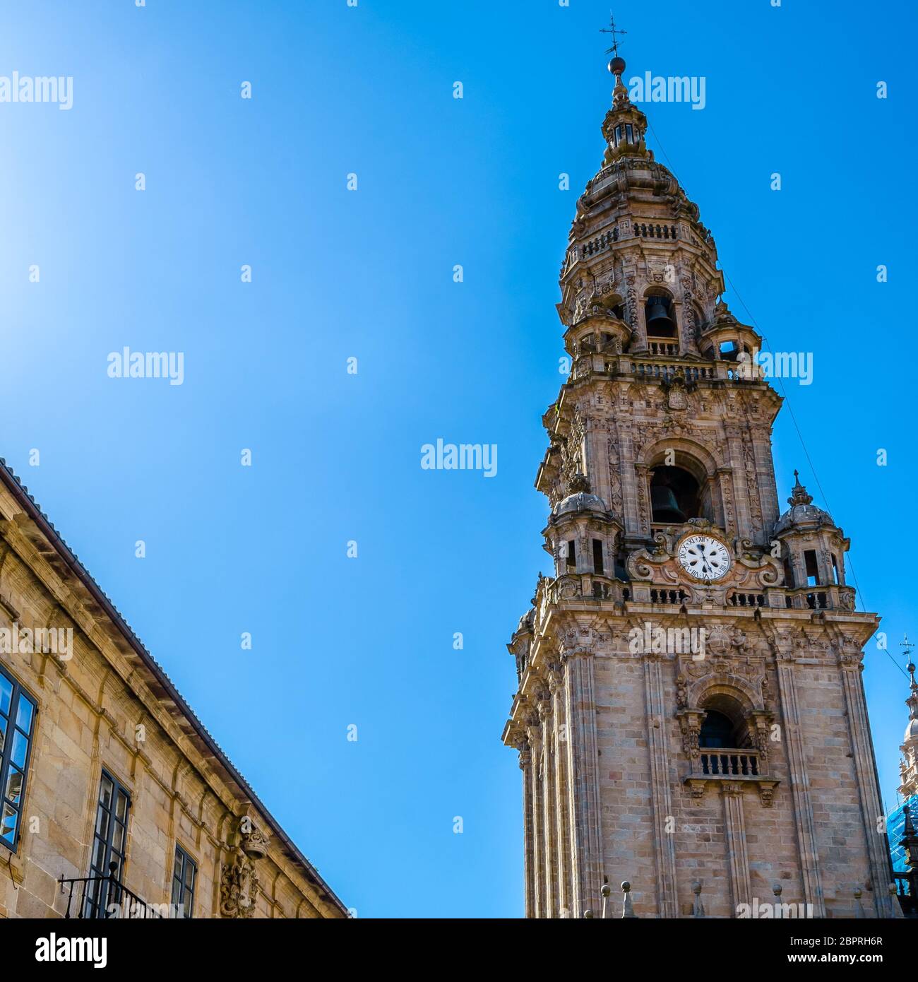 Religious architecture, cathedral of Santiago de Compostela, pilgrimage ...