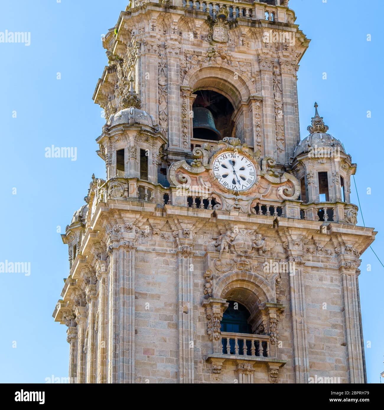 Religious architecture, cathedral of Santiago de Compostela, pilgrimage ...
