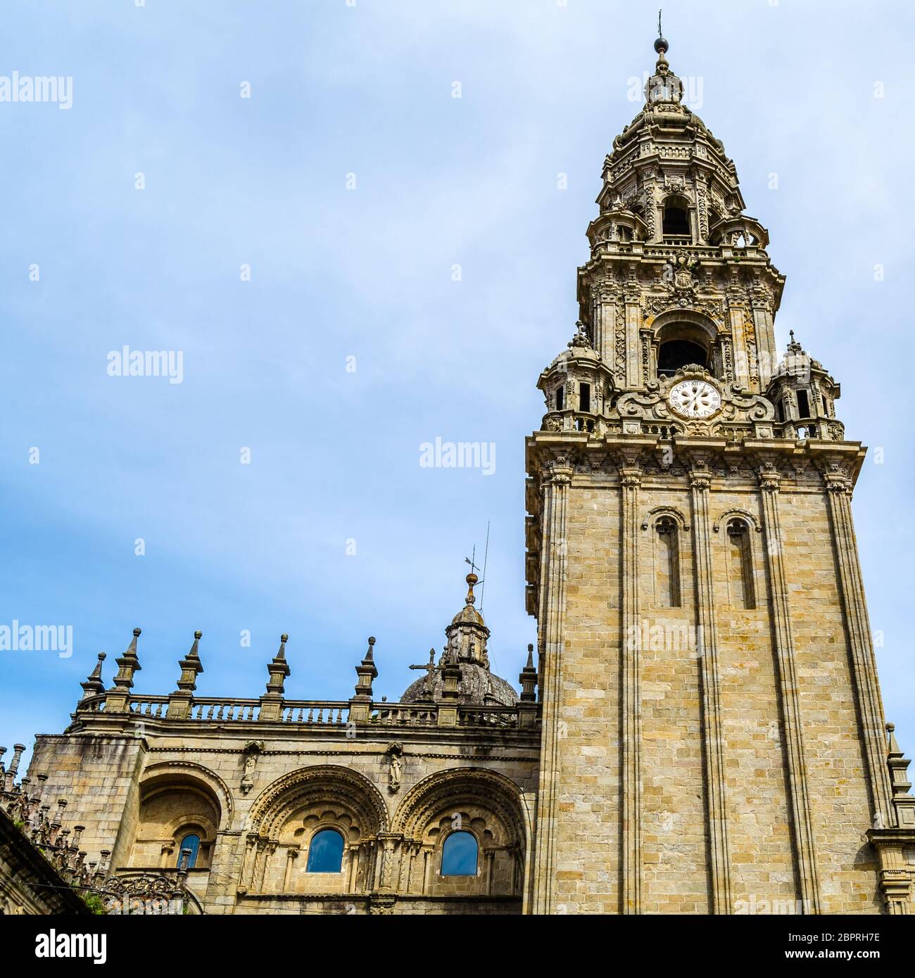 Religious architecture, cathedral of Santiago de Compostela, pilgrimage ...