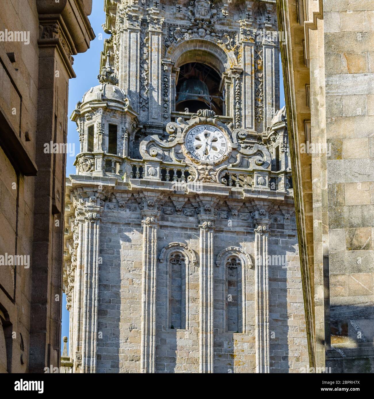 Religious architecture, cathedral of Santiago de Compostela, pilgrimage ...