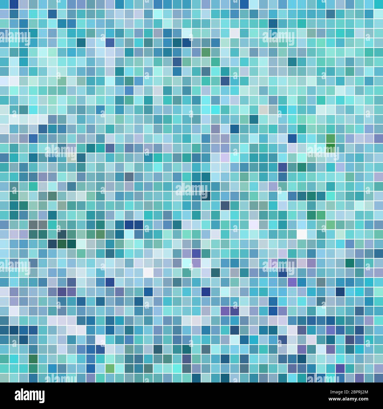 abstract square pixel mosaic background - blue Stock Photo - Alamy