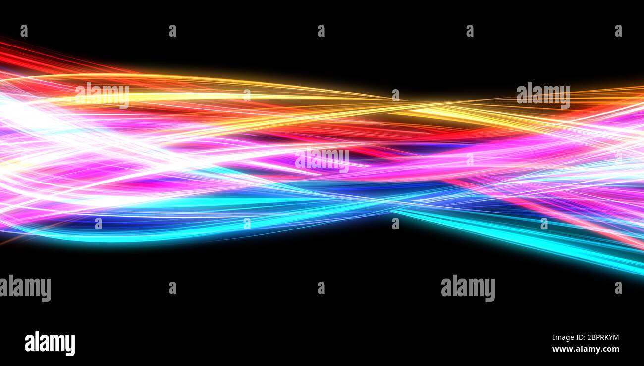Pure Energy Lines as a Modern Concept Art Stock Photo - Alamy