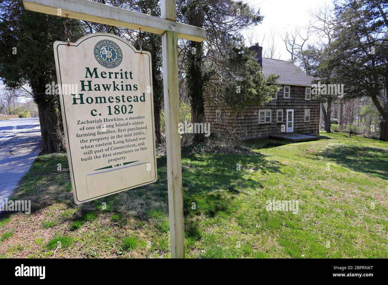 Historic house Setauket Long Island New York Stock Photo - Alamy