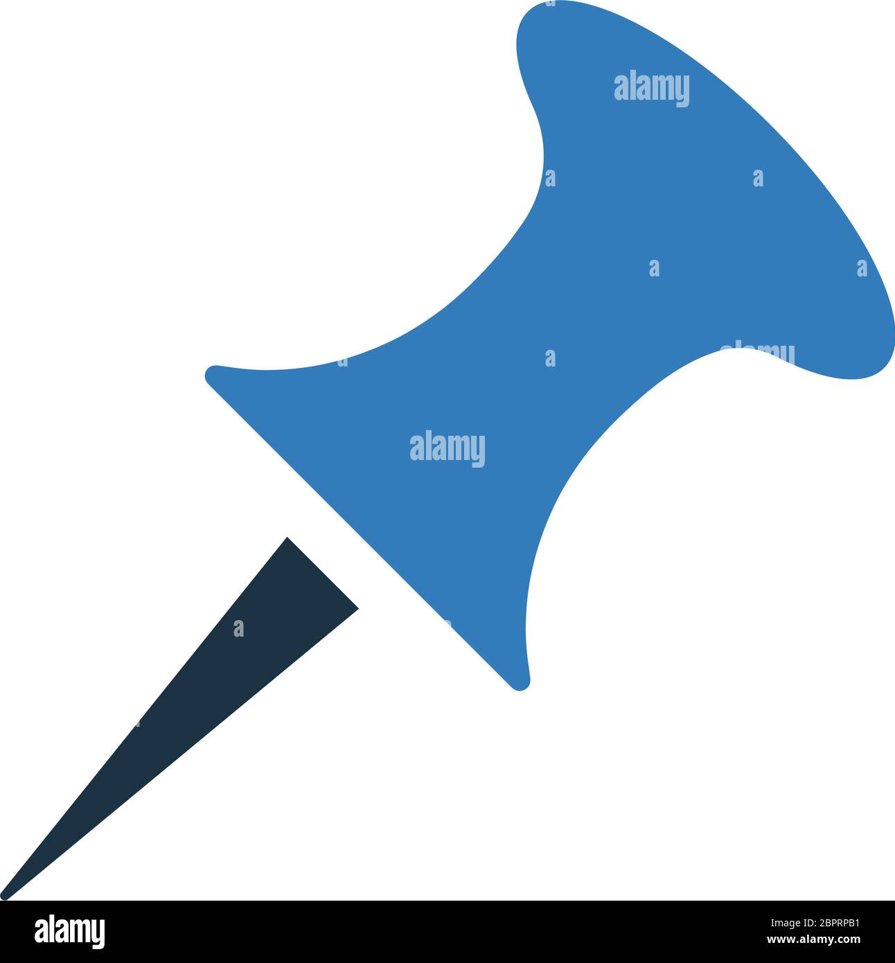 Nice design of the Thumbtack Icon, Pin, Vector Graphics for commercial ...