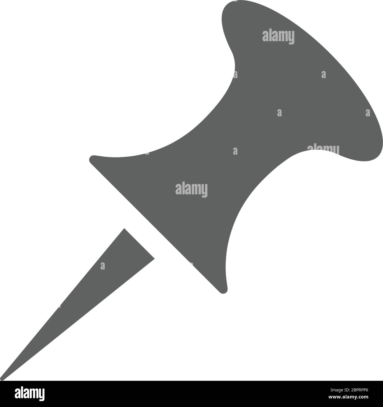 Nice design of the Thumbtack Icon, Pin, Vector Graphics for commercial ...