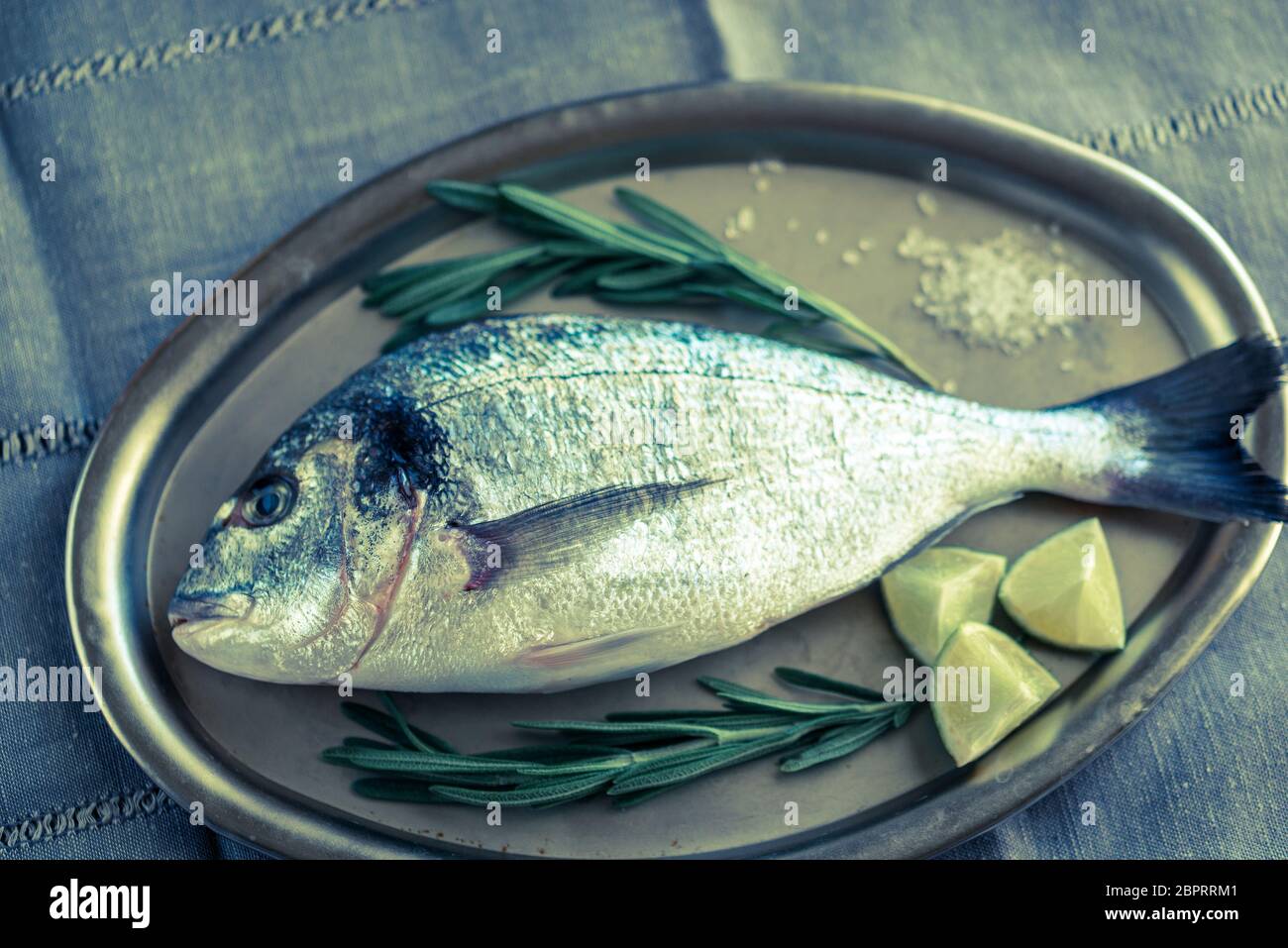 Fresh dorada fish Stock Photo - Alamy