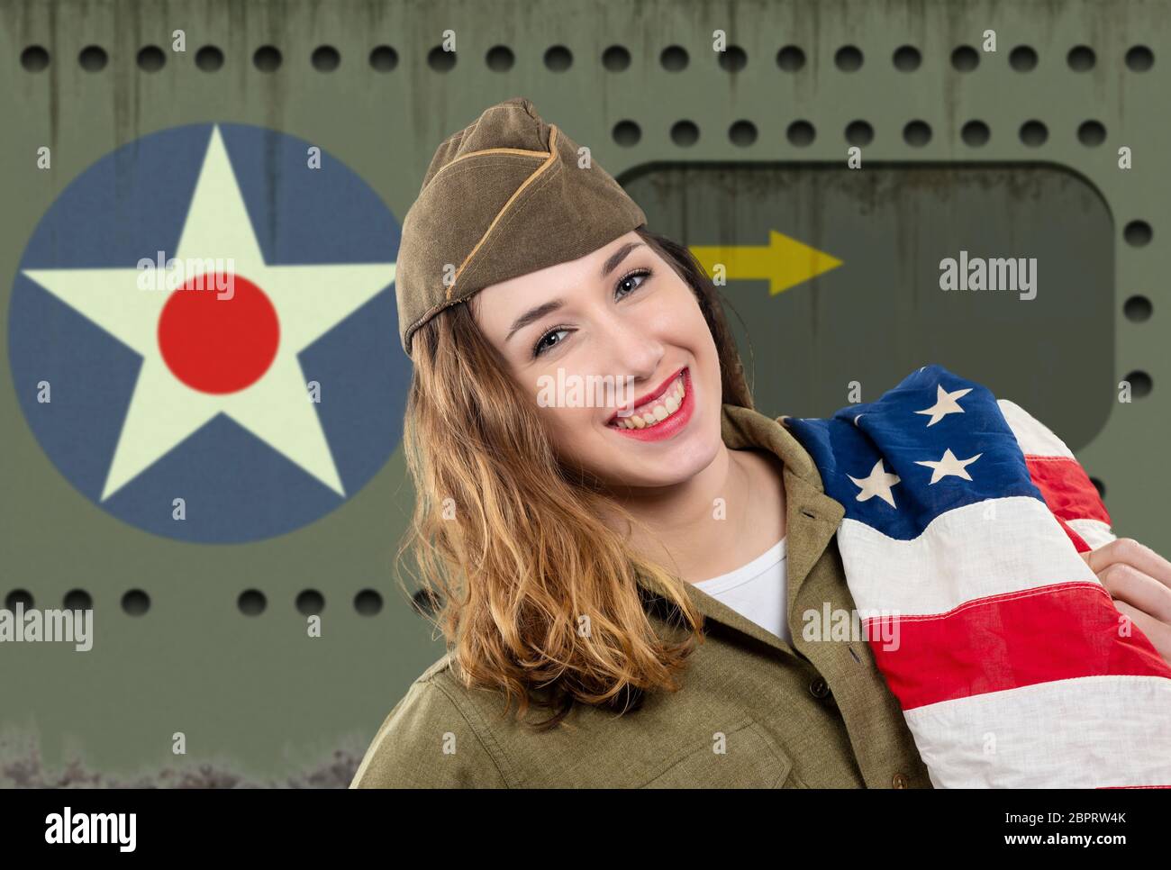 Ww2 woman uniform american hi-res stock photography and images - Alamy