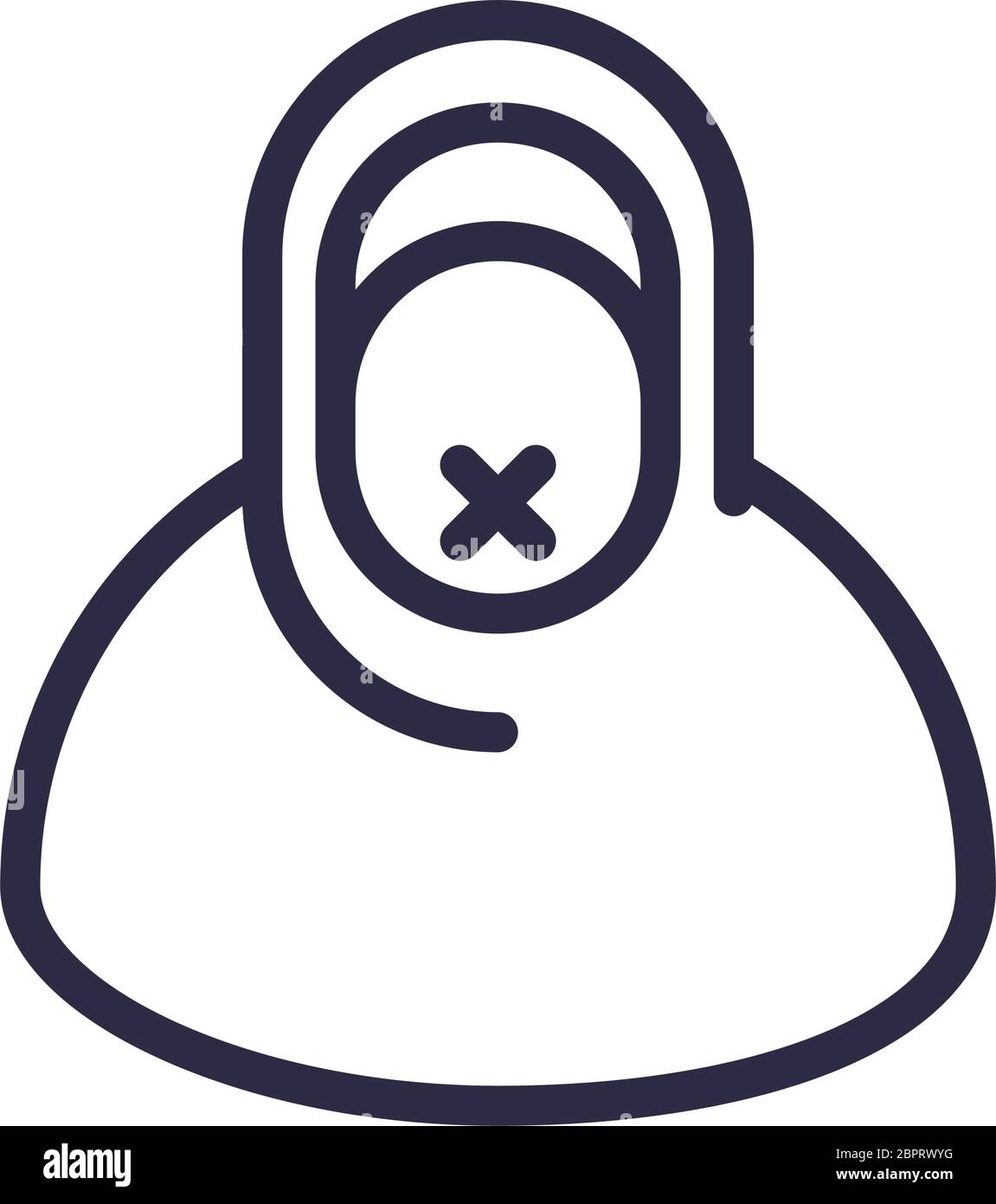 Muslim woman avatar character Cut Out Stock Images & Pictures - Alamy