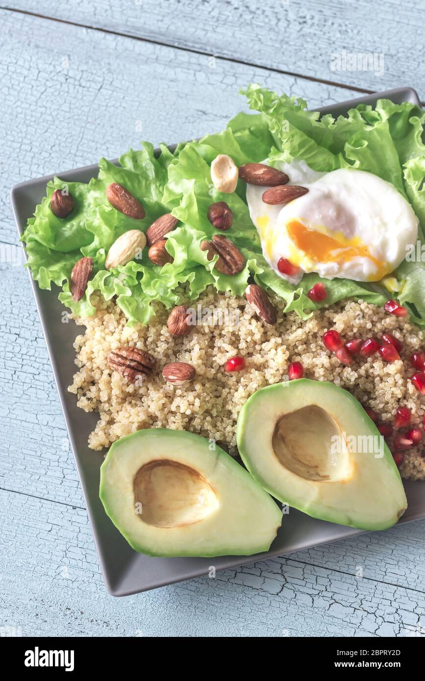 Portion of healthy breakfast Stock Photo - Alamy