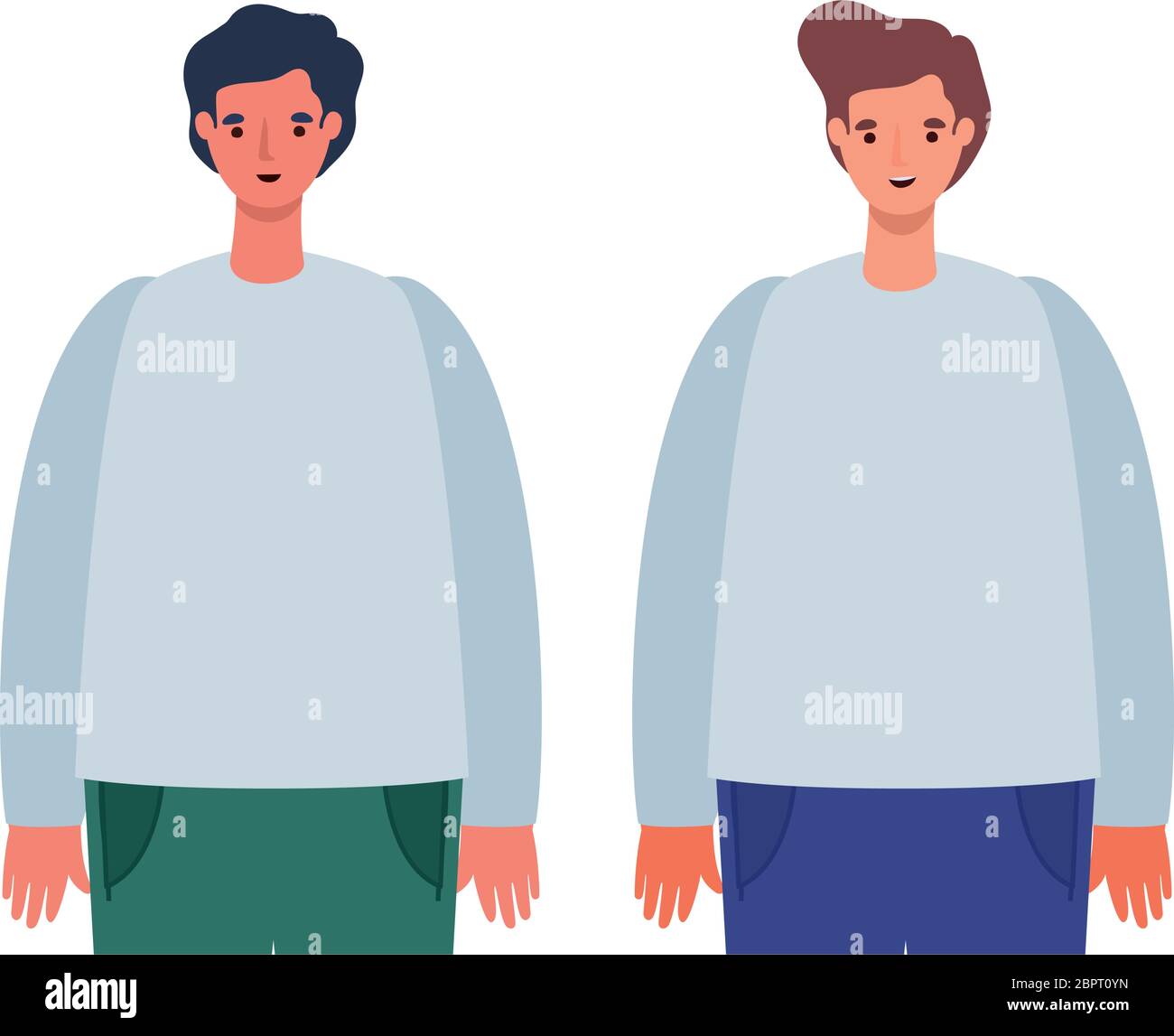 Men avatars cartoons vector design Stock Vector Image & Art - Alamy