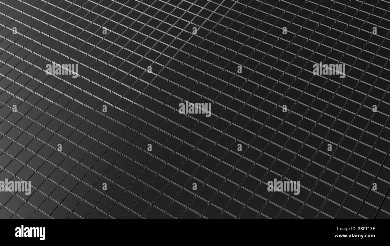 The 3d rendering of Metal cubes geometric background Stock Photo - Alamy