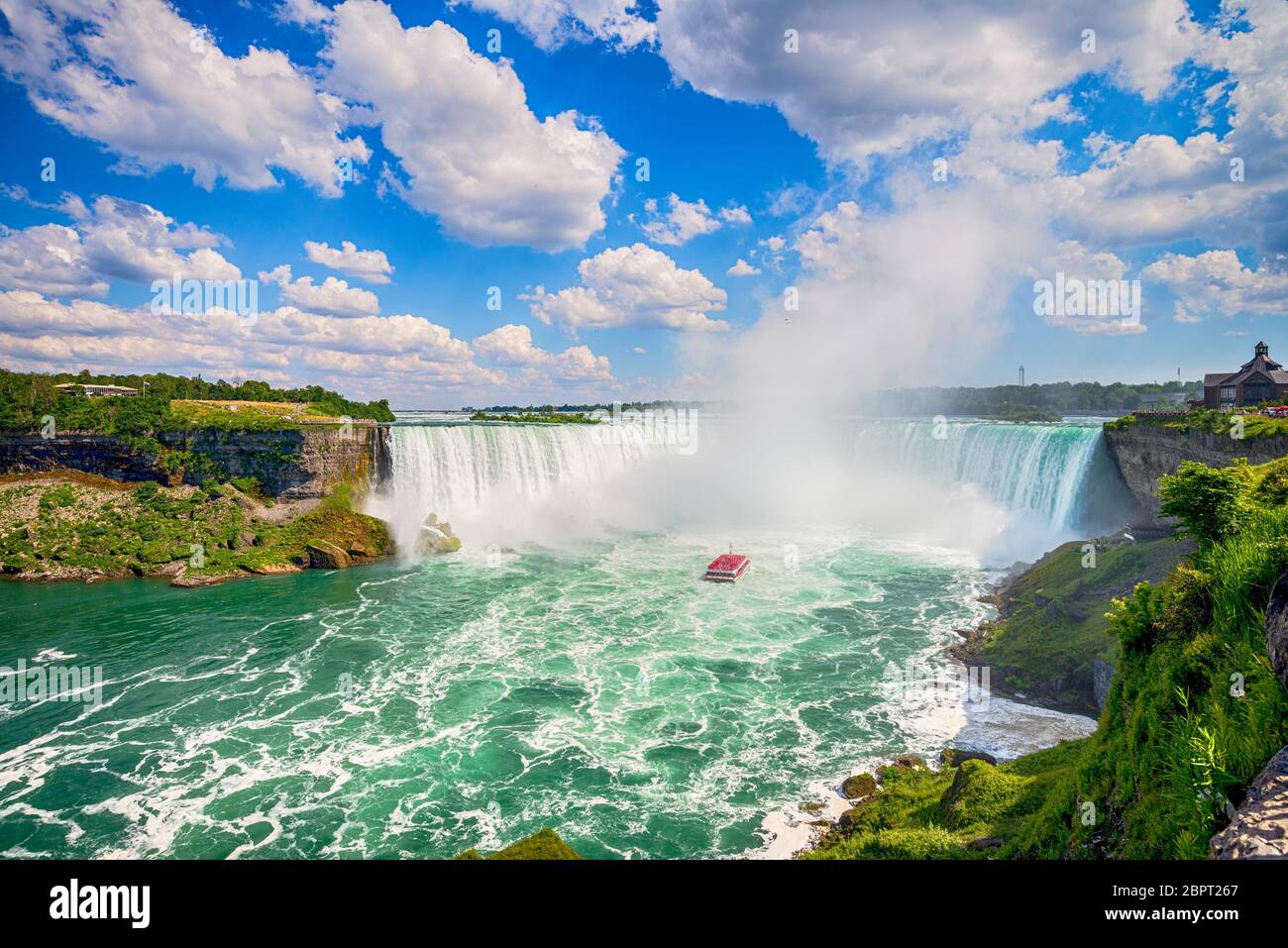 Famous waterfall, Niagara falls in Canada Stock Photo - Alamy