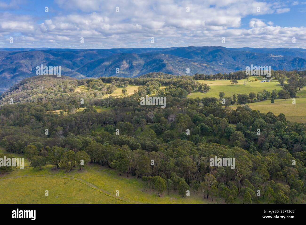 Megalong Valley in The Blue Mountains in Australia Stock Photo - Alamy