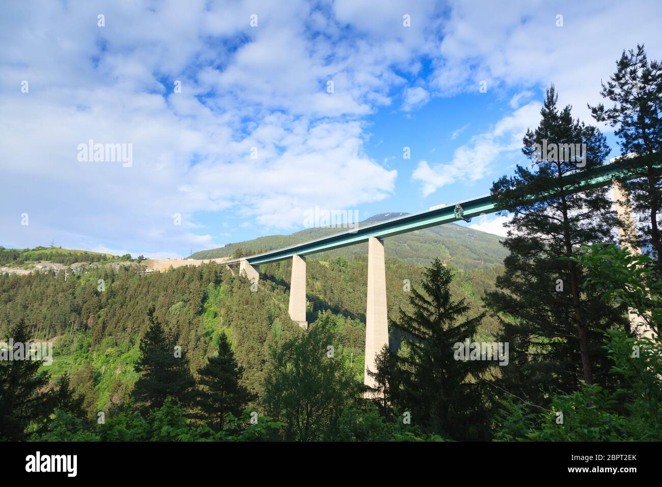Europa Bridge near Innsbruck. Highest bridge in Europe Stock Photo - Alamy
