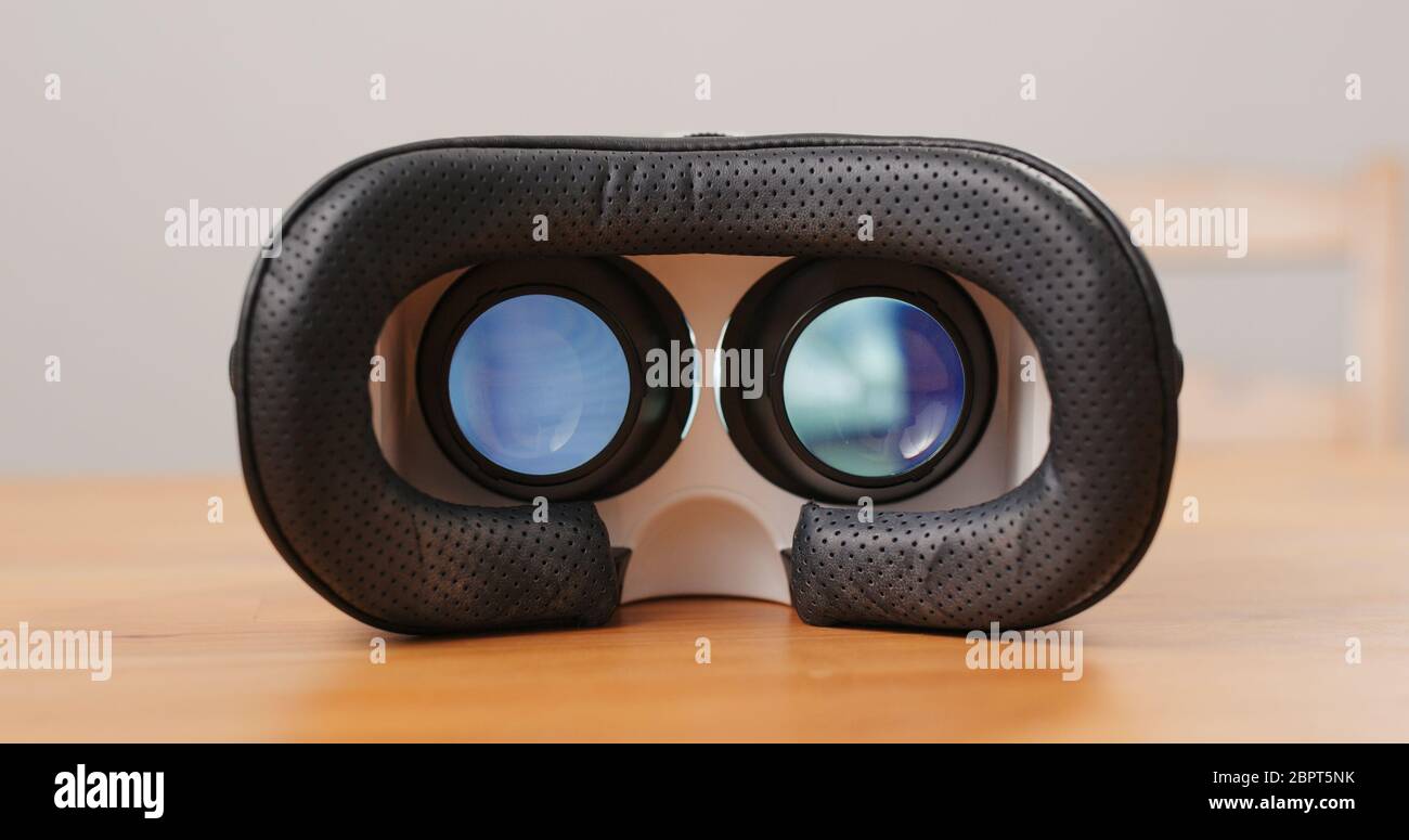 Playing movie inside virtual reality hi-res stock photography and ...