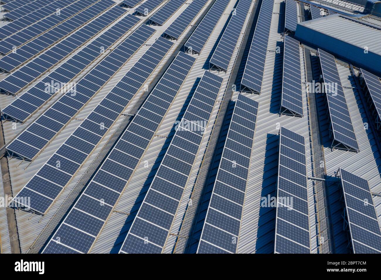 Solar panels plant flare hi-res stock photography and images - Alamy