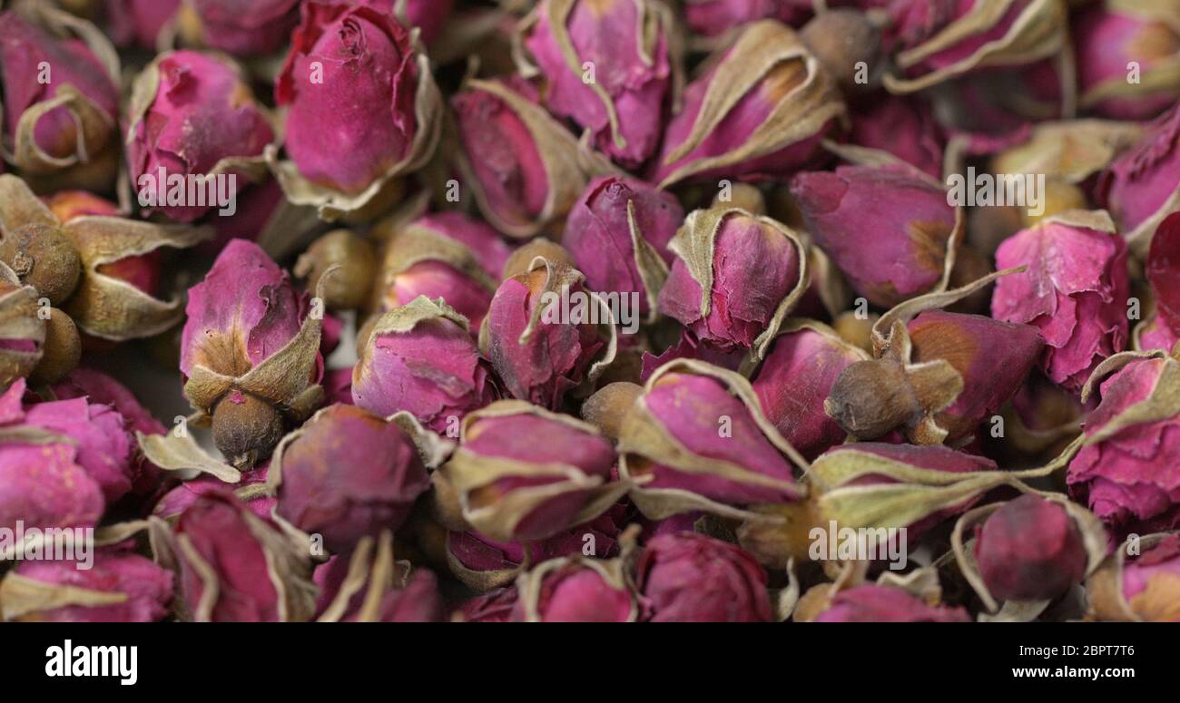 Dried rose tea Stock Photo - Alamy