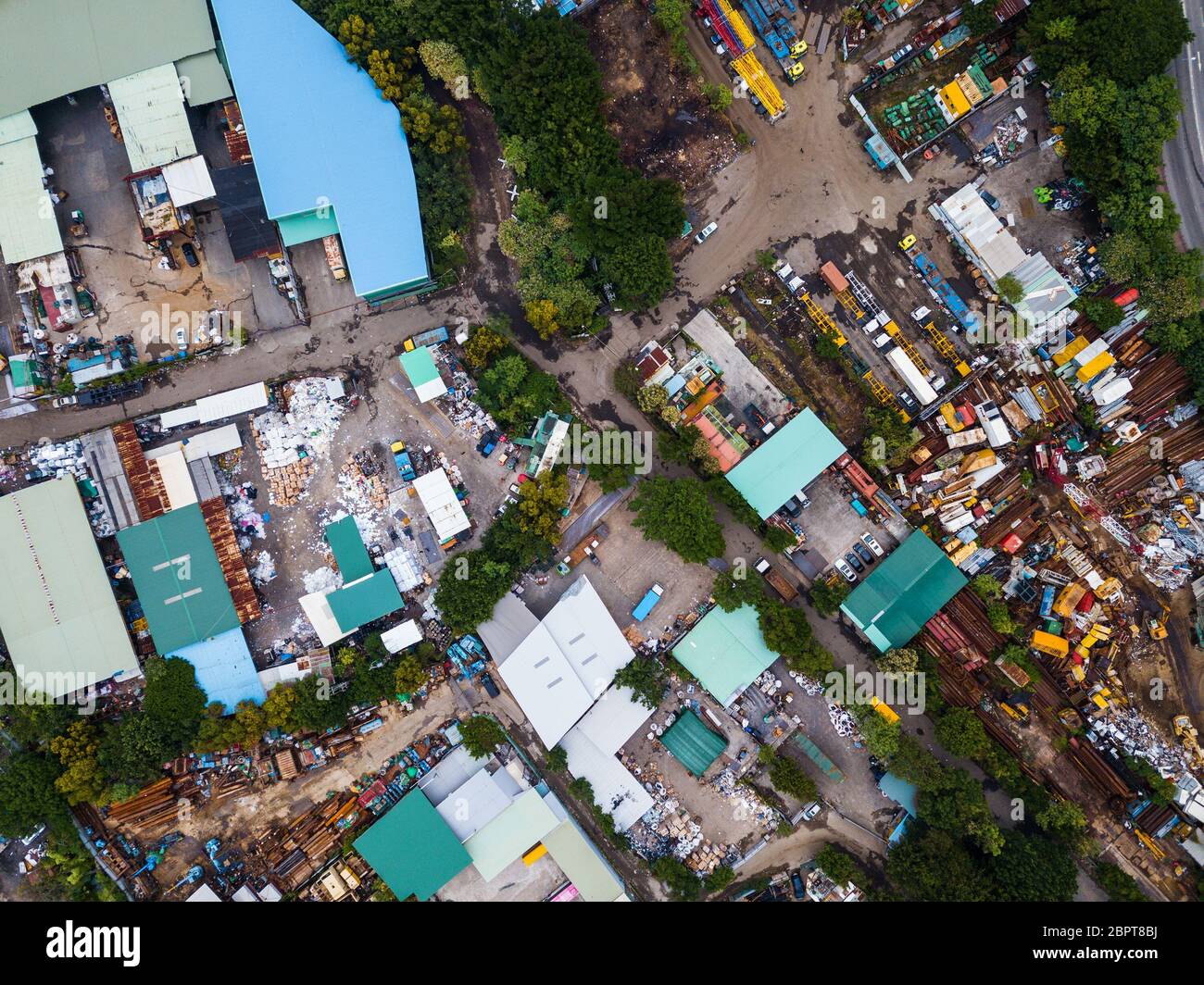 Top view of waste garbage Stock Photo - Alamy