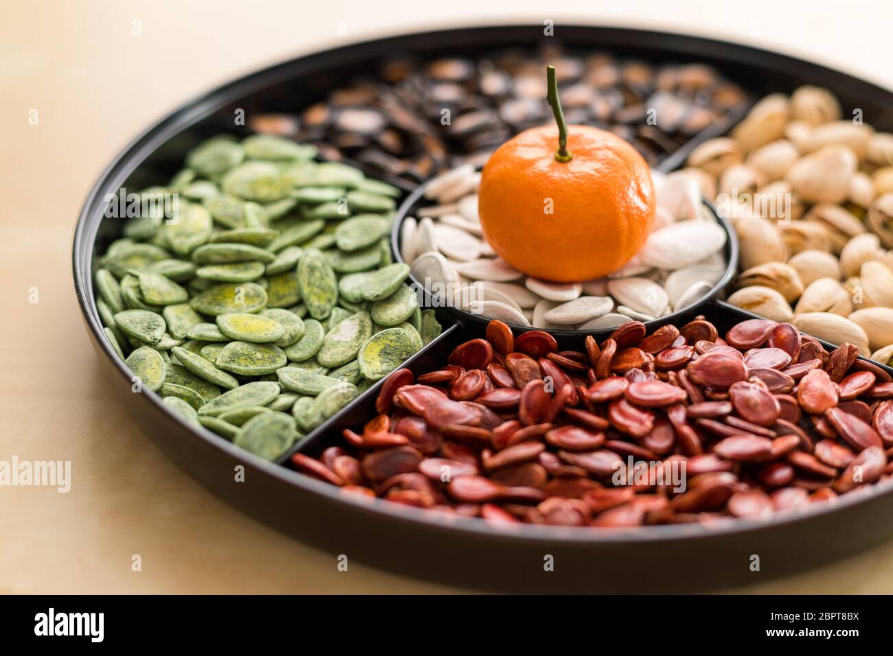 Chinese candy box for lunar new year Stock Photo - Alamy