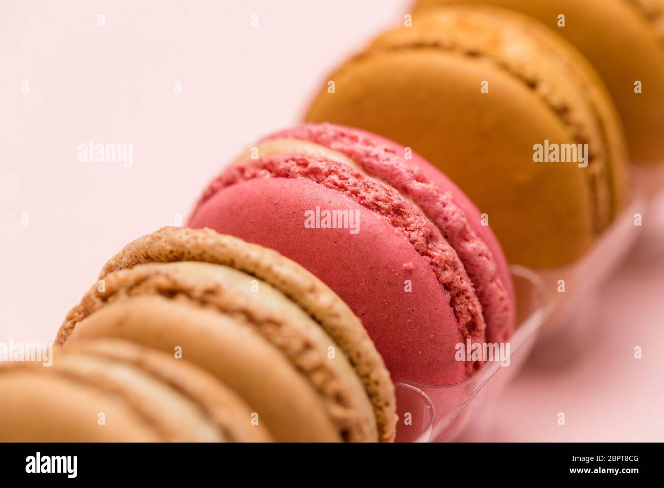 Macaron in package Stock Photo - Alamy