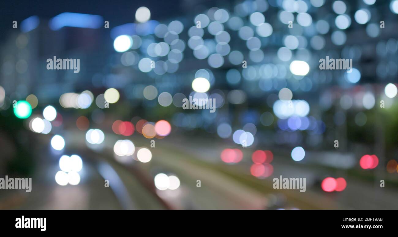 Blur view of city Stock Photo - Alamy