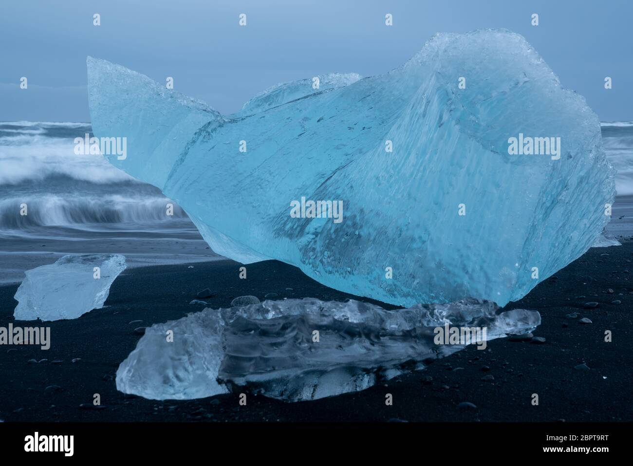 Iceberg at Diamond Beach Joekulsarlon, Iceland Stock Photo - Alamy