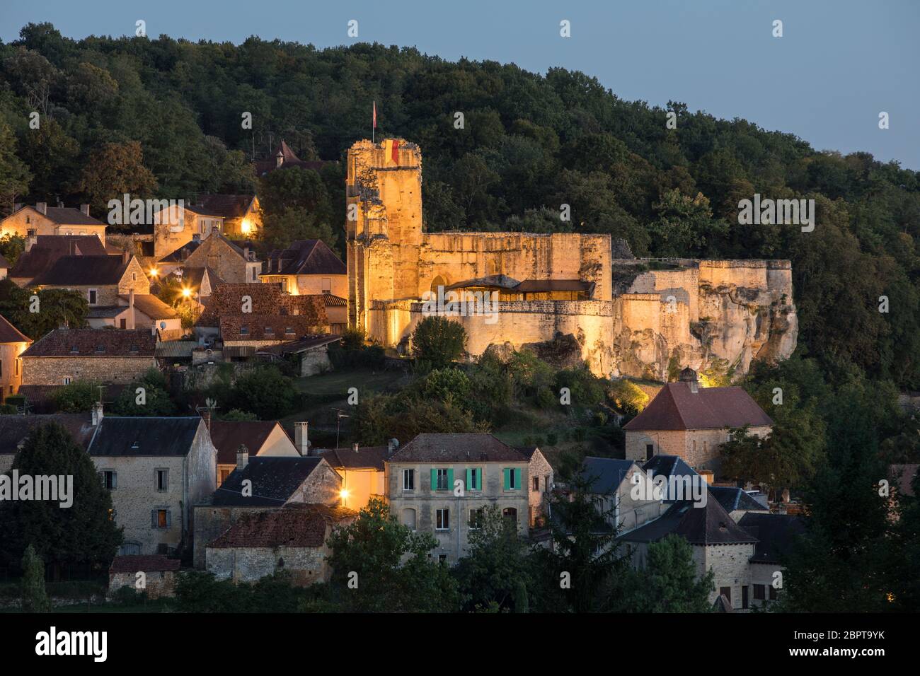 The Village of Carlux in Dordogne valley, Aquitaine, France Stock Photo ...