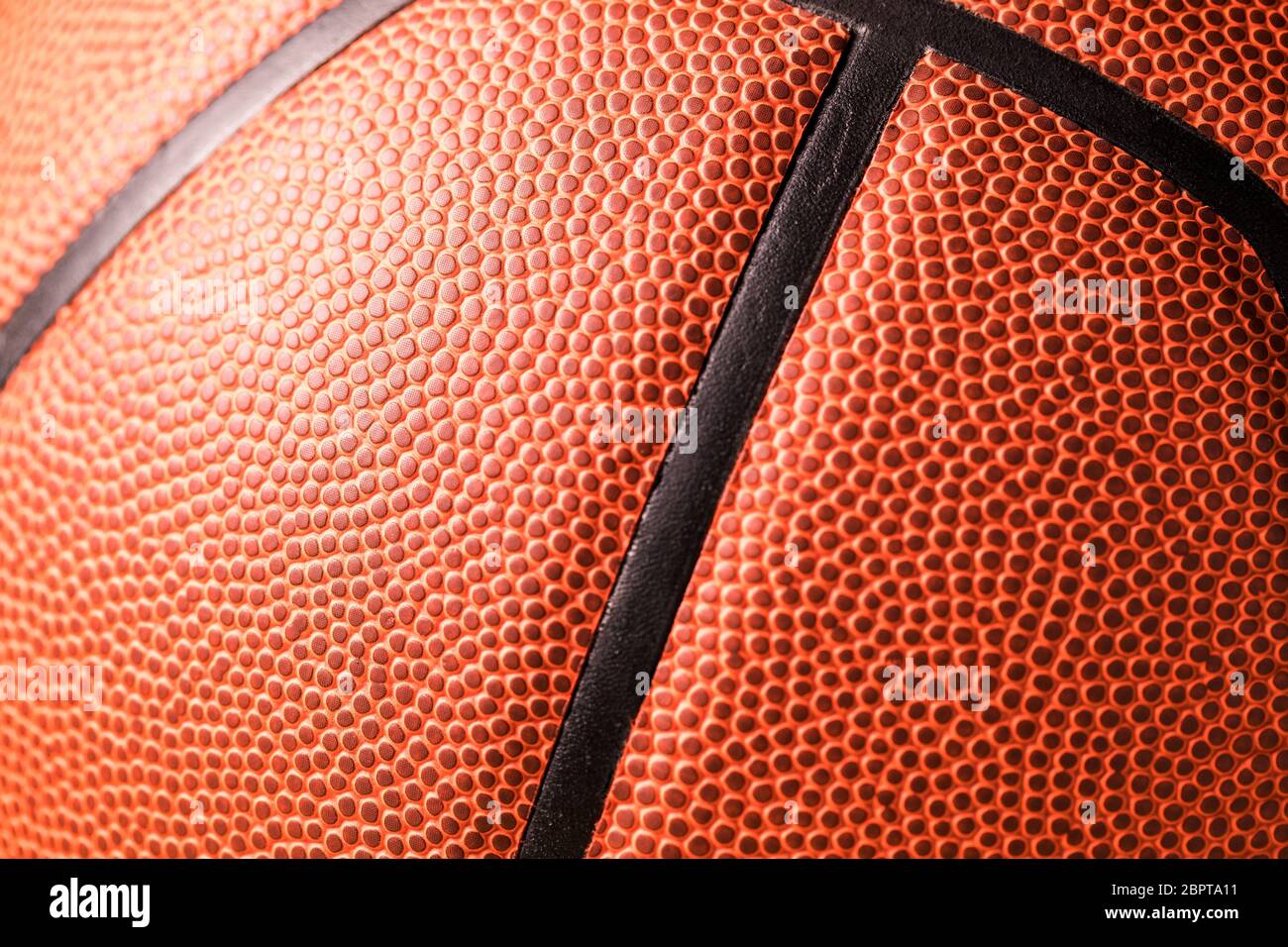 Basketball leather skin Stock Photo - Alamy