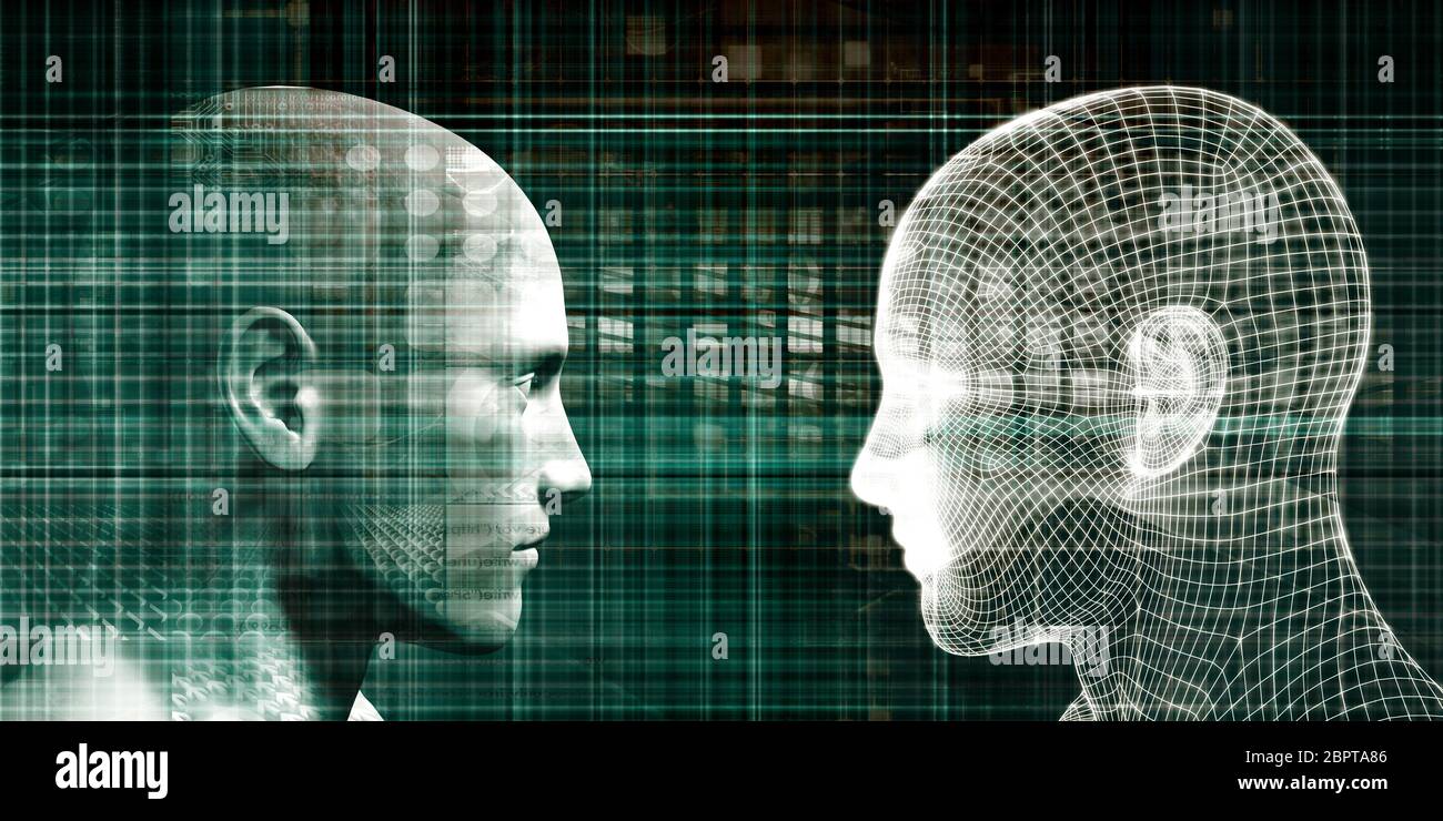 Futuristic Science Background of the Future Art Stock Photo - Alamy