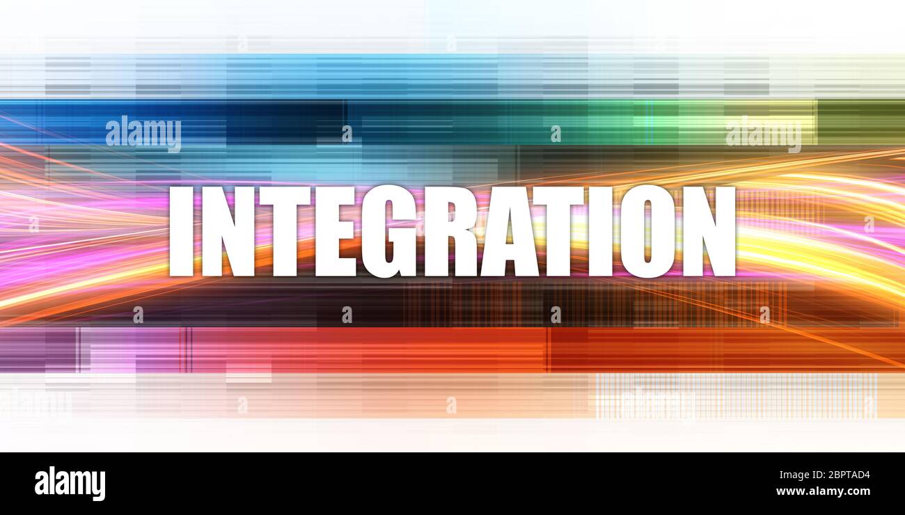 Integration Corporate Concept Exciting Presentation Slide Art Stock ...