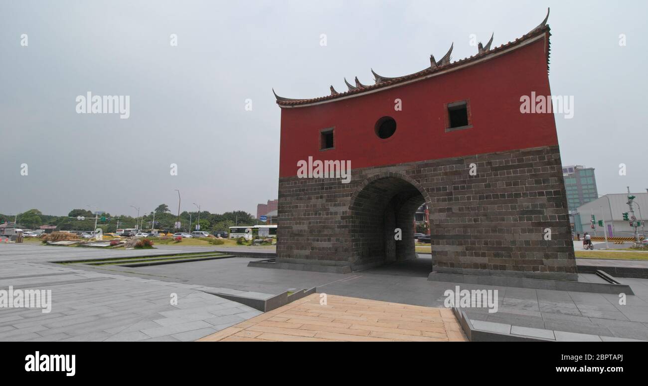 Taipei city, Taiwan, 27 May 2018:- Taipei city norther gate, Beimen ...
