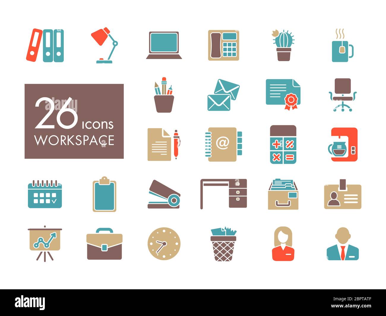 Workspace outline icon. Workspace sign. Graph symbol for your web site ...