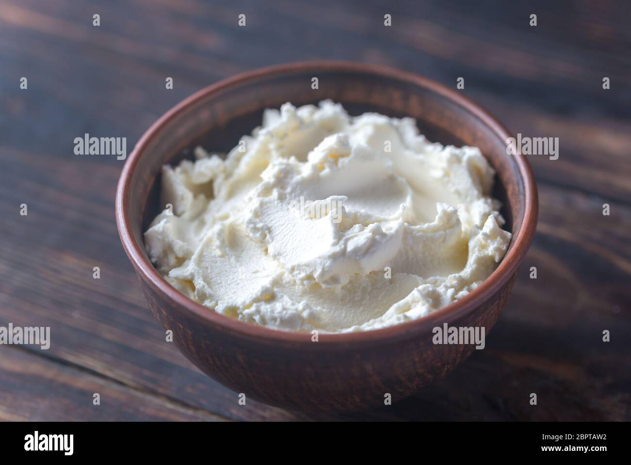 Mascarpone - Italian cream cheese Stock Photo - Alamy