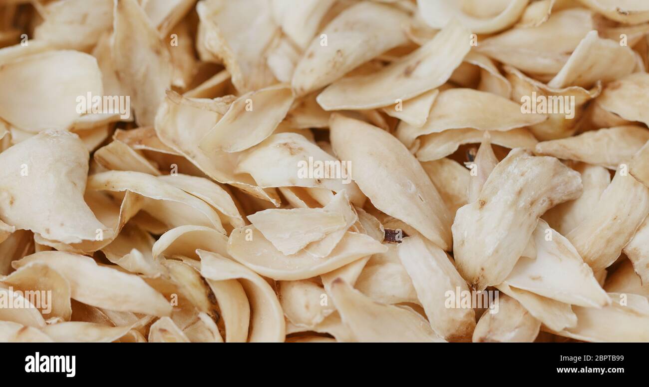 Chinese Dry dried lily bulb Stock Photo - Alamy