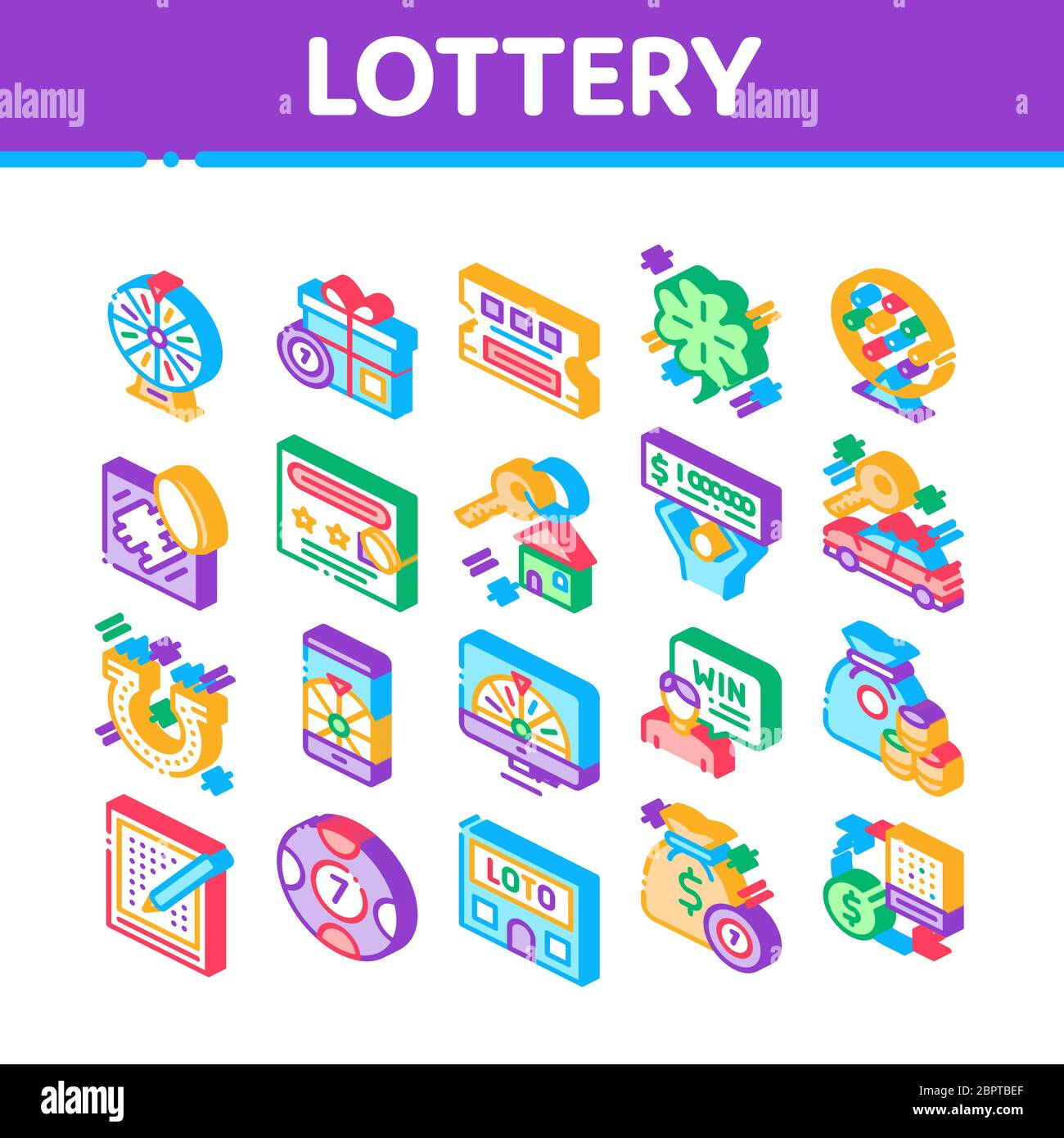 Loto 3d Stock Vector Images - Alamy