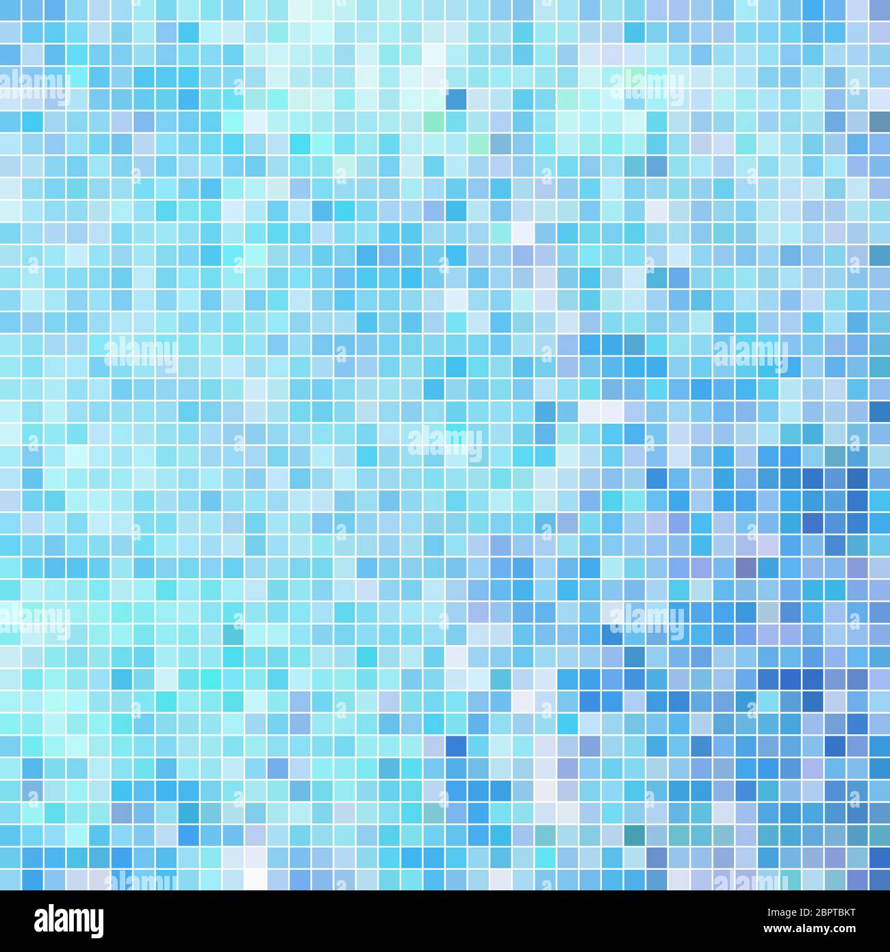 abstract square pixel mosaic background - blue Stock Photo - Alamy
