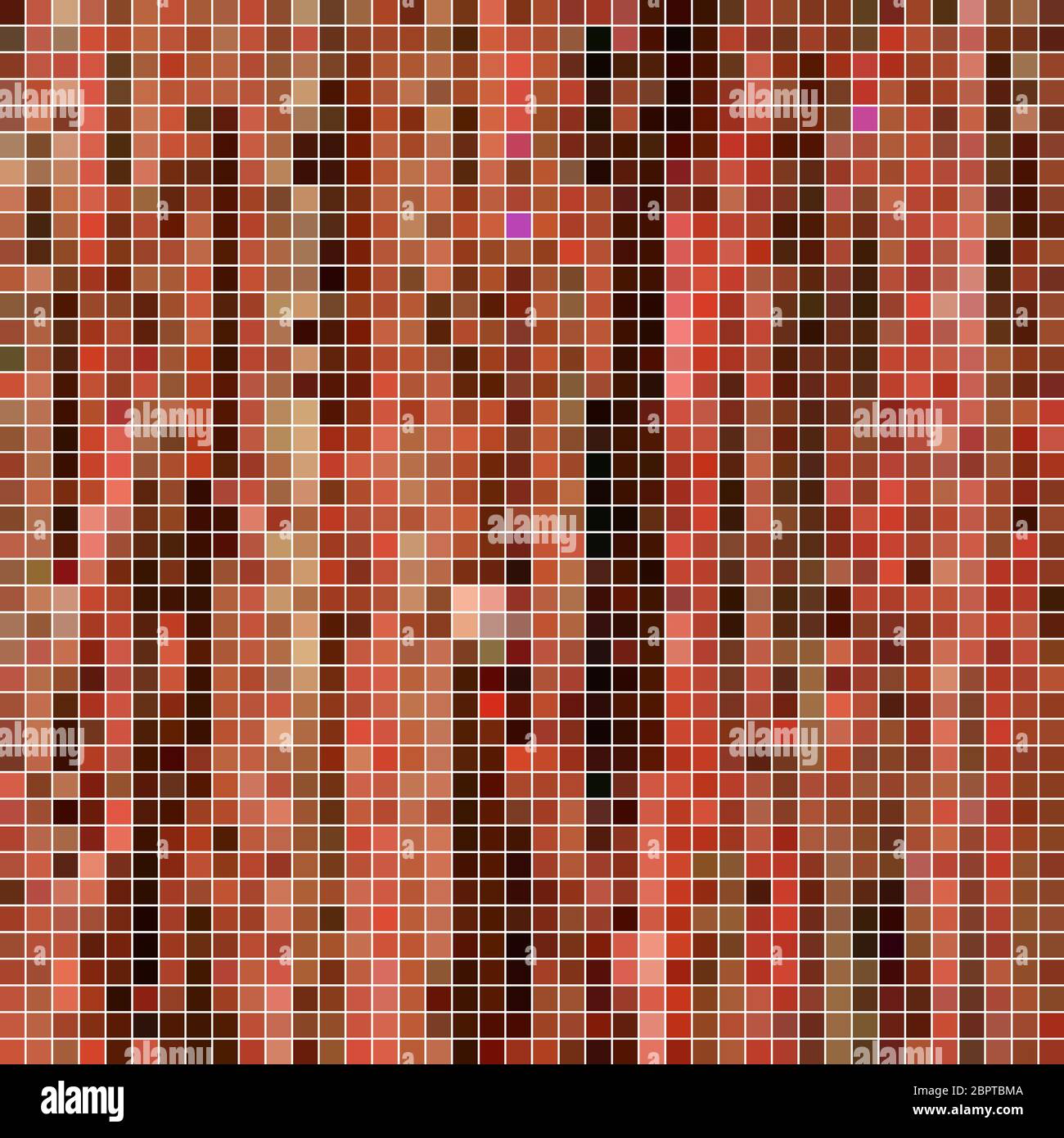 abstract square pixel mosaic background - red Stock Photo - Alamy