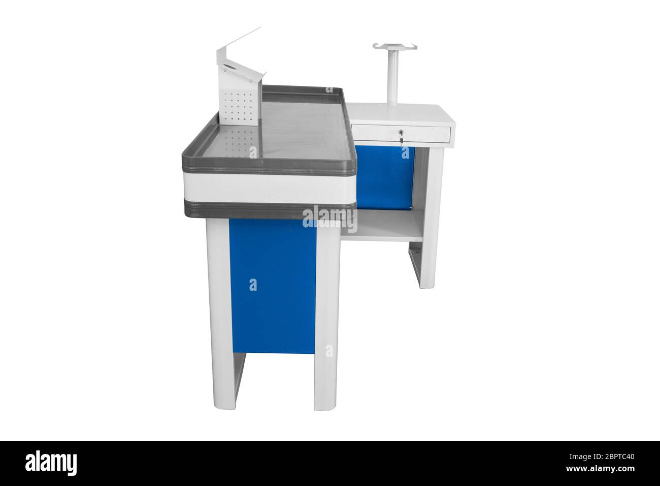 cashier machine or cash register terminal isolated on white background ...