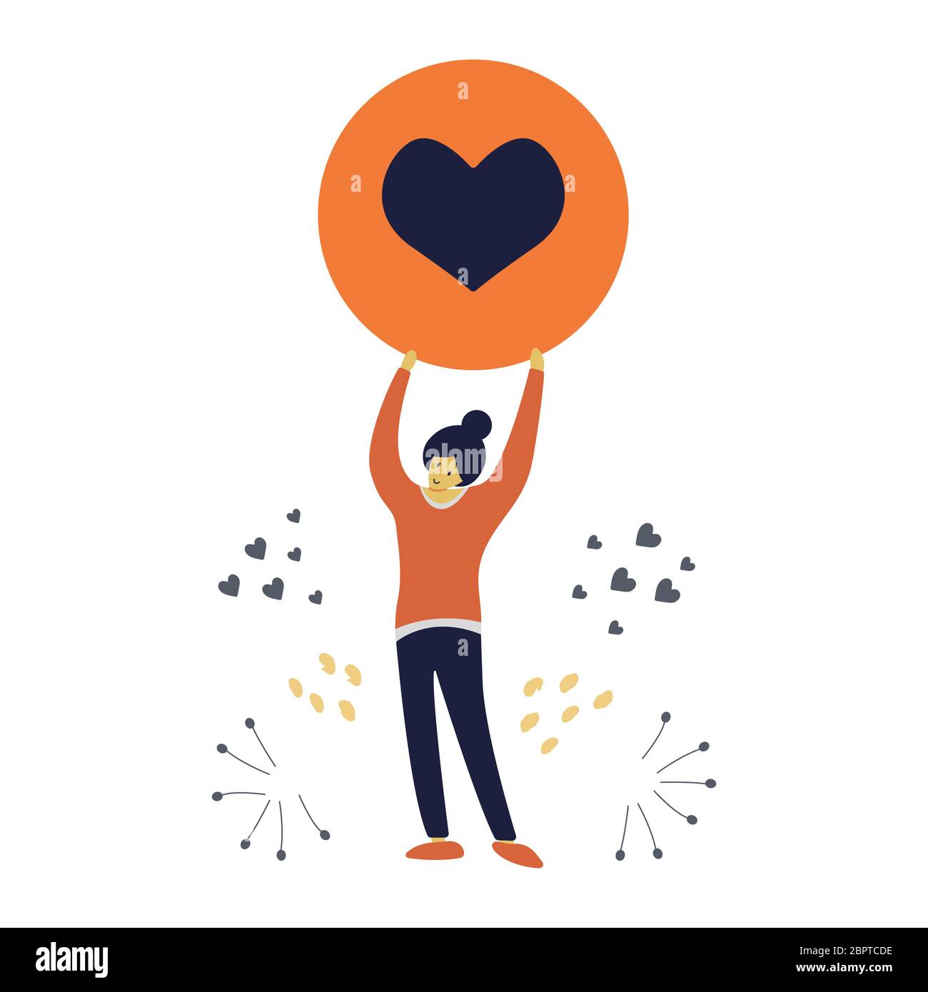 Stands hold up Stock Vector Images - Alamy