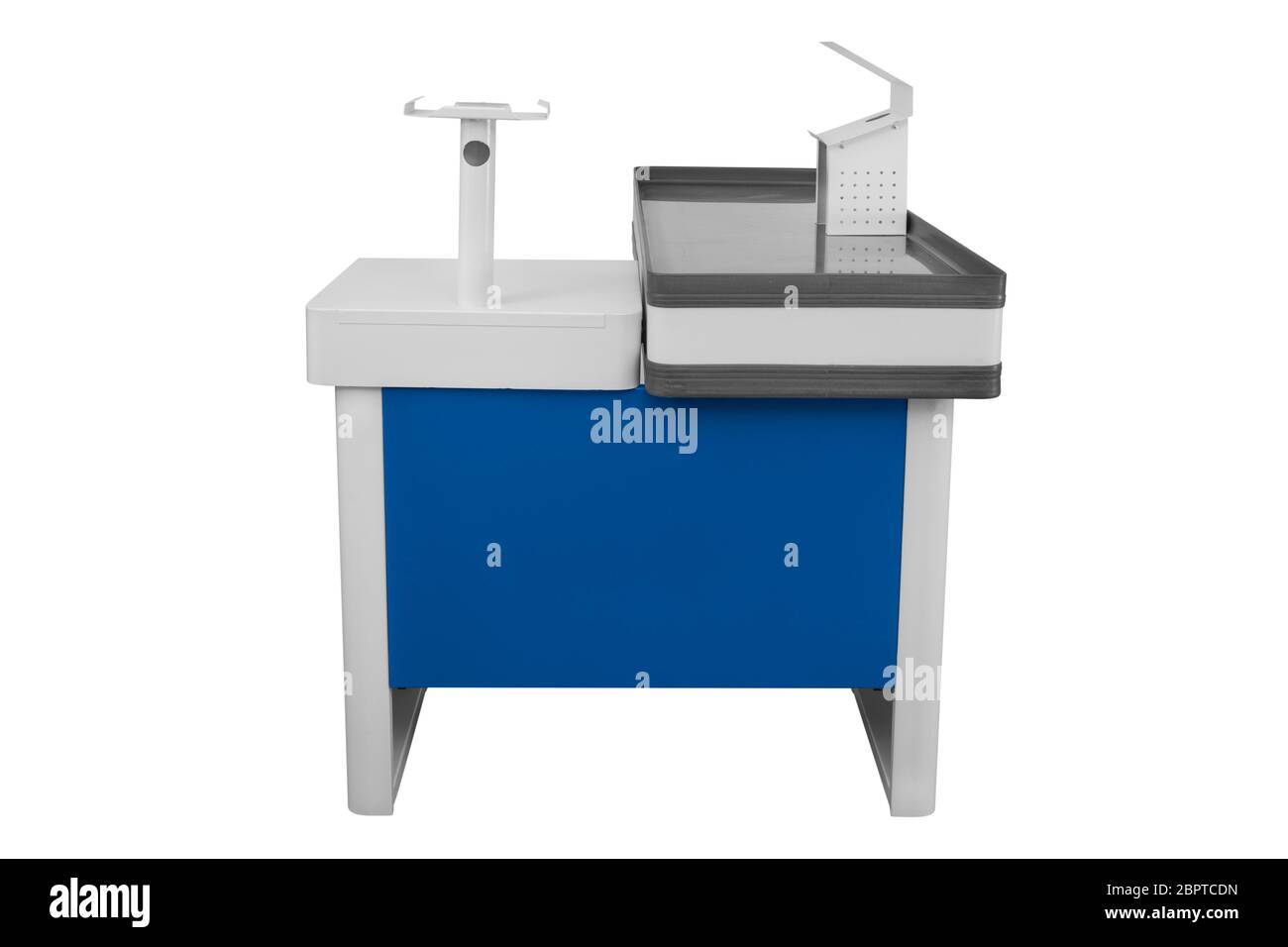 cashier machine or cash register terminal isolated on white background ...