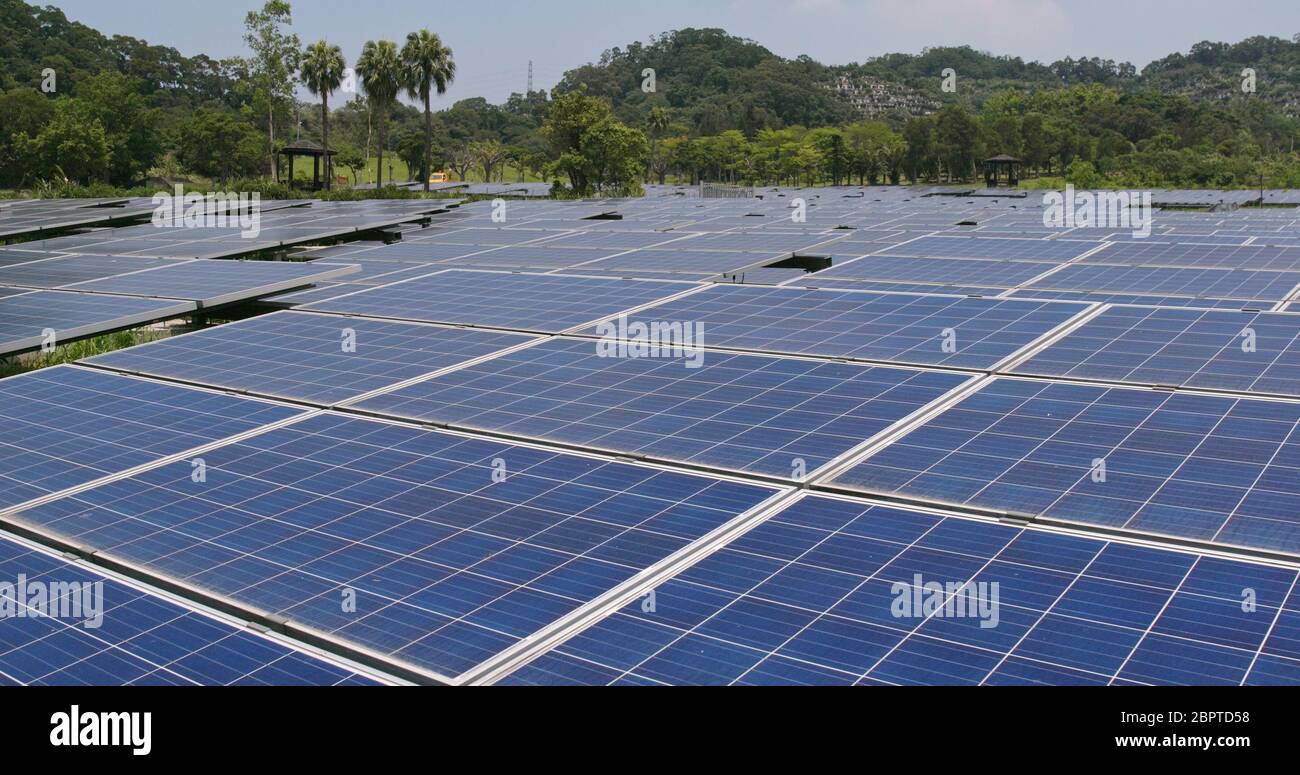 Solar power plant station Stock Photo - Alamy