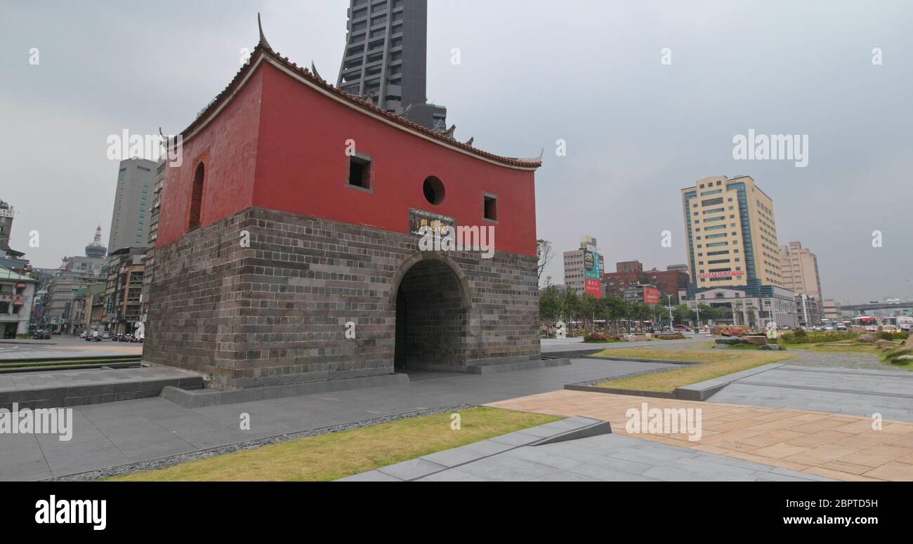 Taipei city, Taiwan, 27 May 2018:- Taipei city norther gate, Beimen ...
